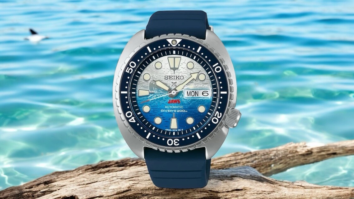 Seiko viert 50 jaar Jaws met gelimiteerde Prospex SRPL81 - Horlogemaat